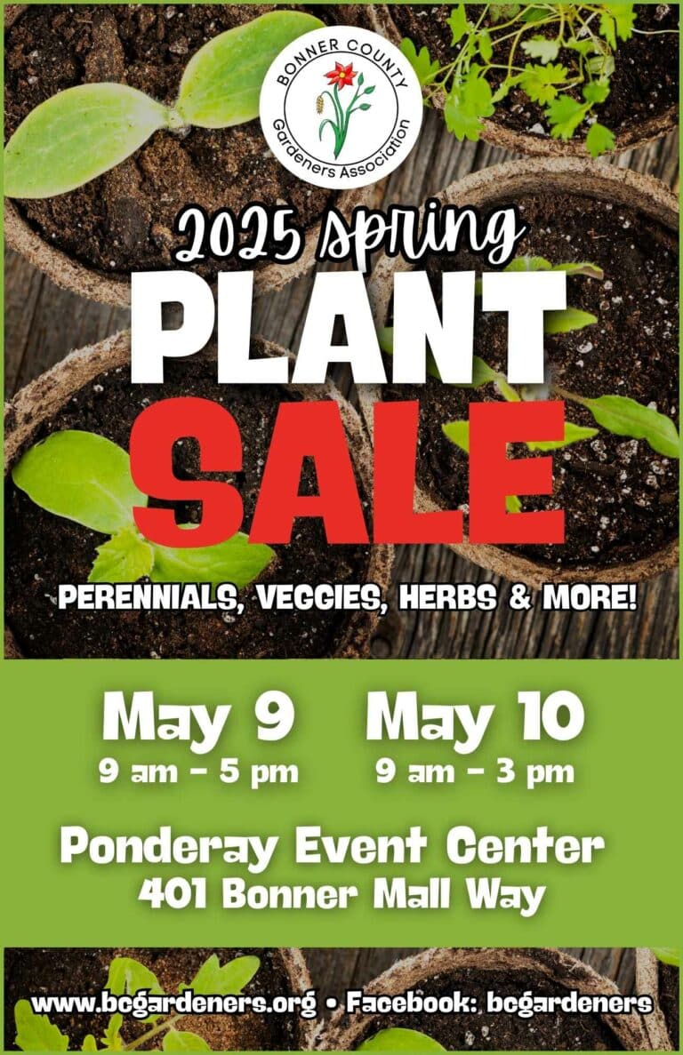 Spring Plant Sale - Bonner County Gardeners Association
